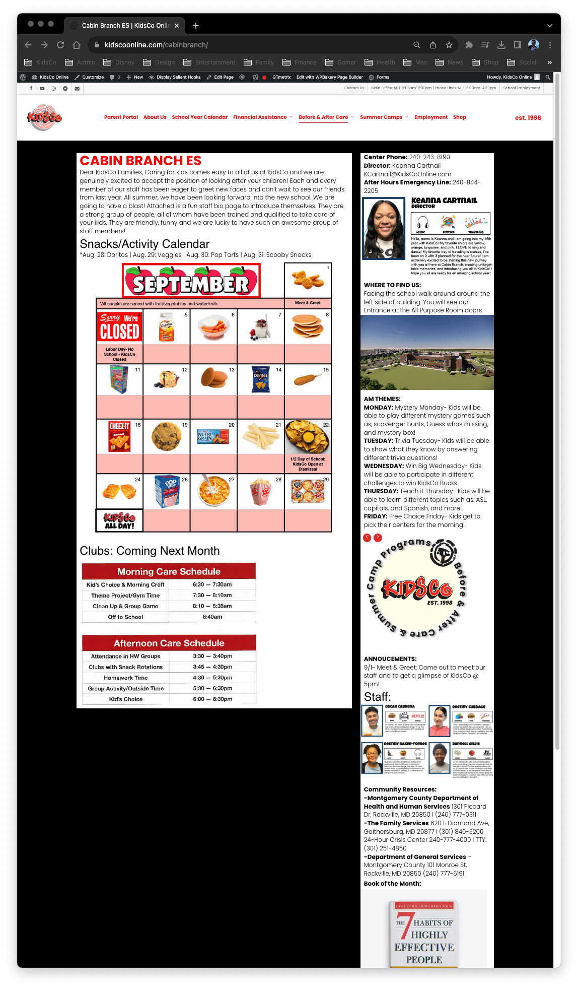 Cabin Branch ES | KidsCo Online